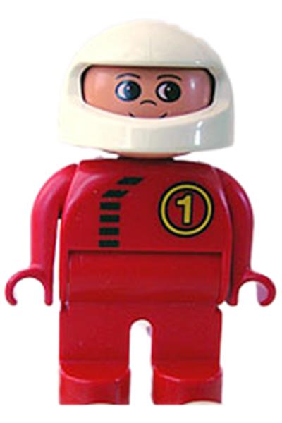 LEGO Duplo Male Race Car Driver 4555pb167 | BrickEconomy