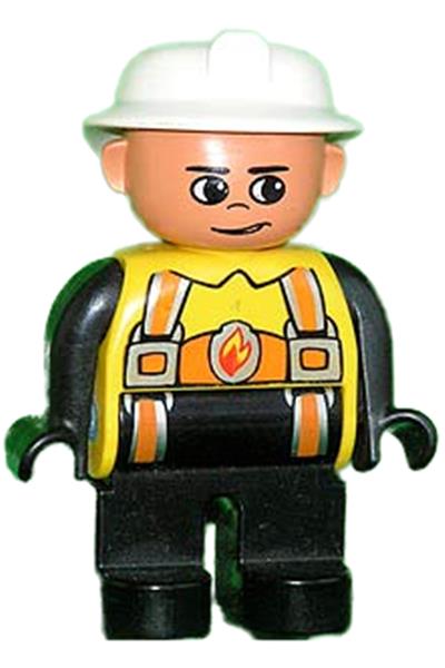 LEGO Duplo Male Fireman 4555pb250 | BrickEconomy