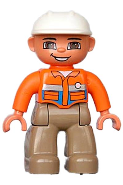 LEGO Duplo Construction Worker 47394pb102 | BrickEconomy