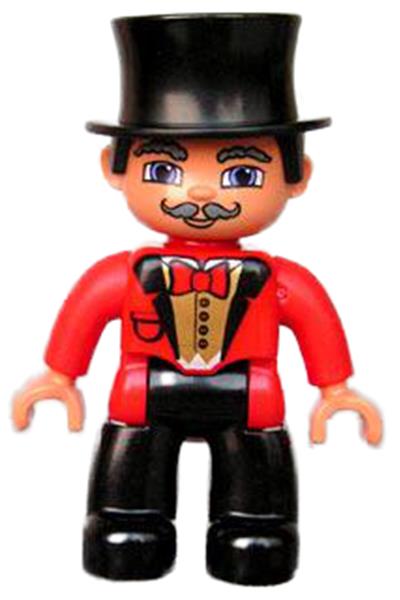 LEGO Duplo Male Circus Ringmaster 47394pb110 | BrickEconomy
