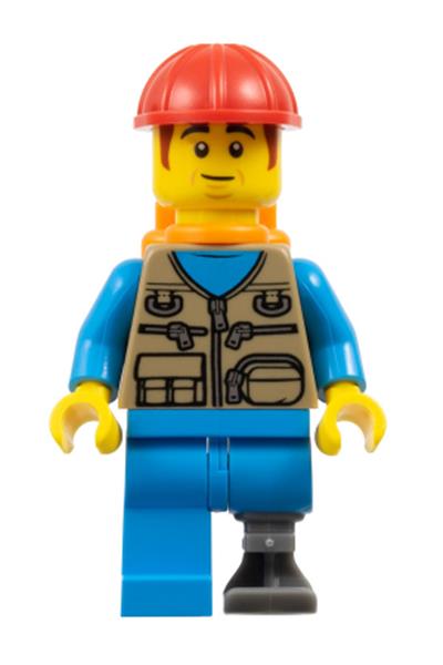 LEGO Train Worker Minifigure adp122 | BrickEconomy