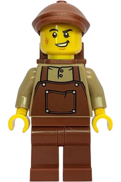LEGO Male Gold Mine Miner Minifigure bdp303 | BrickEconomy