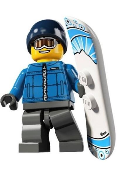 LEGO Snowboarder Guy Minifigure col080 | BrickEconomy