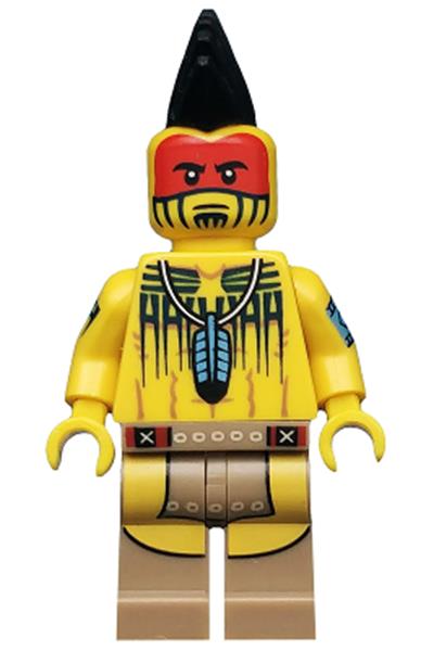 LEGO Tomahawk Warrior Minifigure col149 | BrickEconomy