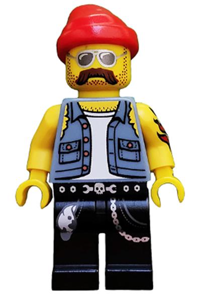LEGO Motorcycle Mechanic Minifigure col160 | BrickEconomy