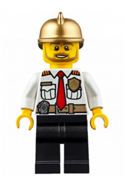 LEGO Fire Chief Minifigure cty0350 | BrickEconomy