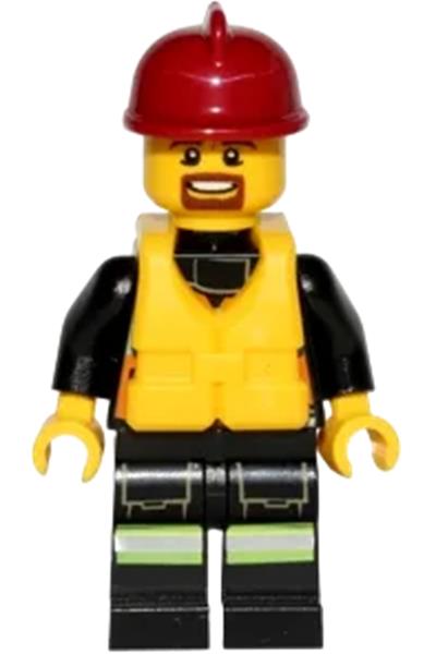 LEGO Firefighter Minifigure cty0382 | BrickEconomy