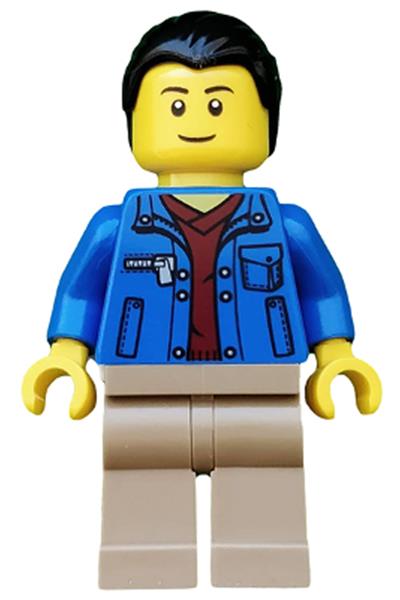 LEGO Male in Blue Jacket Minifigure cty0511 | BrickEconomy