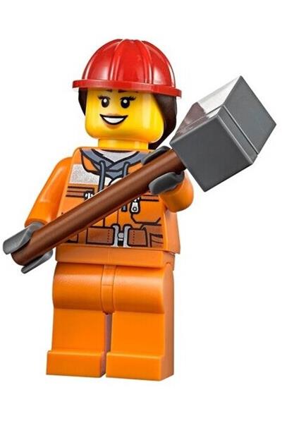 LEGO Construction Worker Minifigure cty0528 | BrickEconomy