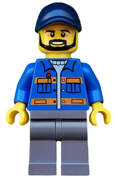 LEGO Male in Blue Jacket Minifigure cty0576 | BrickEconomy