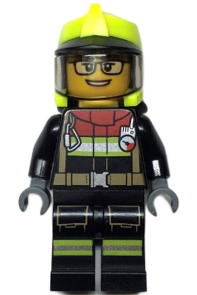LEGO Firefighter Female Minifigure cty1544 | BrickEconomy