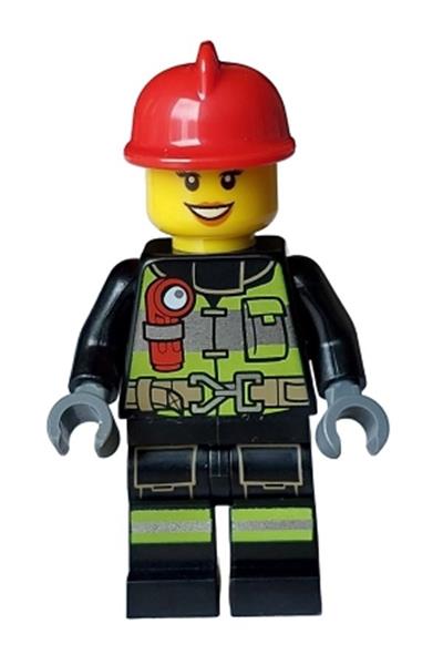 LEGO Firefighter Female Minifigure cty1596 | BrickEconomy