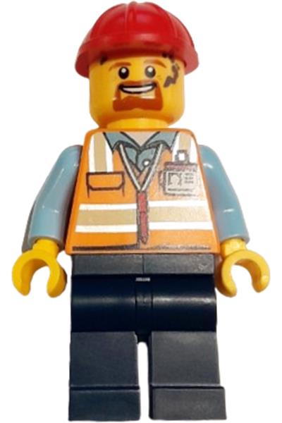 LEGO Construction Worker Minifigure cty1756 | BrickEconomy