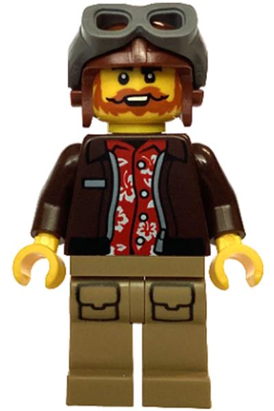 LEGO City Jungle Pilot Minifigure cty1767 | BrickEconomy