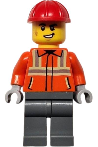 LEGO Male Construction Worker Minifigure cty1817 | BrickEconomy