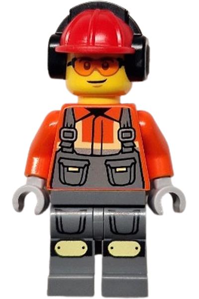 LEGO Male Construction Worker Minifigure cty1819 | BrickEconomy