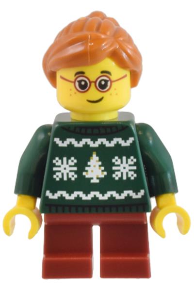 LEGO Girl in Holiday Sweater Minifigure cty1821 | BrickEconomy