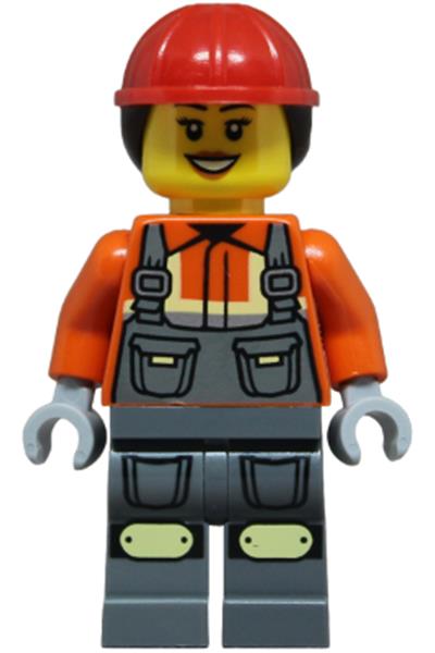 LEGO Female Construction Worker cty1855 | BrickEconomy