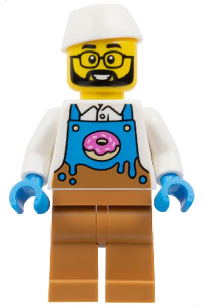 LEGO Donut Truck Vendor Minifigure cty1860 | BrickEconomy