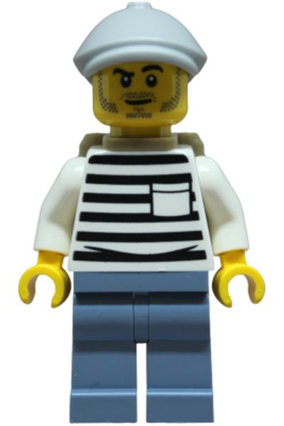 LEGO Male City Jail Prisoner Minifigure cty1901 | BrickEconomy