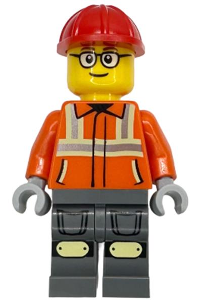 LEGO Construction Worker Minifigure cty1910 | BrickEconomy