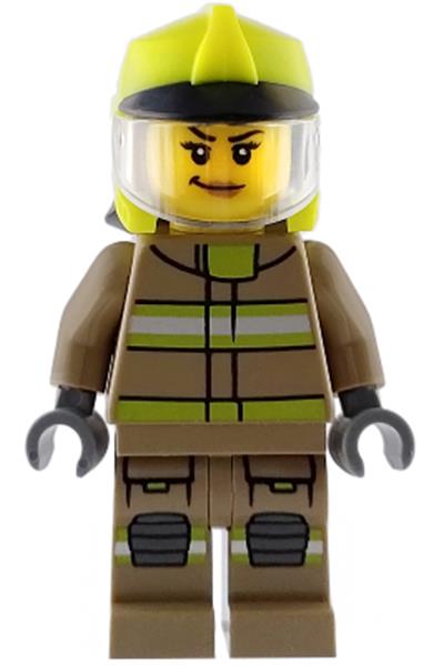 LEGO Firefighter Female Minifigure cty1947 | BrickEconomy
