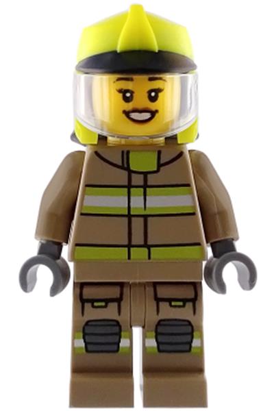 LEGO Firefighter Female Minifigure cty1949 | BrickEconomy