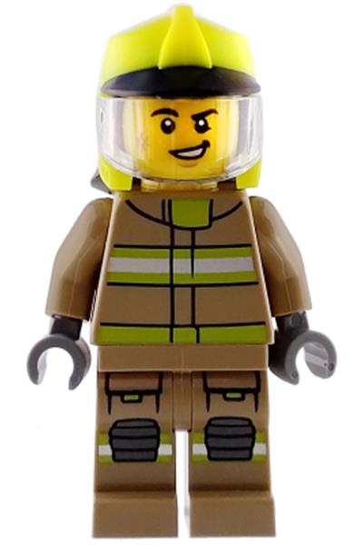 LEGO Firefighter Male Minifigure cty1950 | BrickEconomy