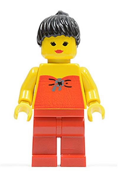 LEGO Female in Red Halter Top Minifigure fbr001 | BrickEconomy