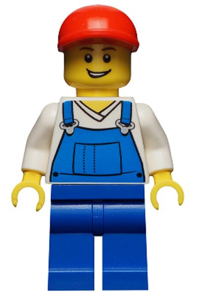 LEGO Male in Blue Overalls Minifigure hol019 | BrickEconomy