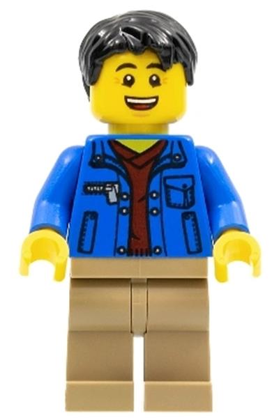LEGO Man with Blue Jacket Minifigure hol282 | BrickEconomy