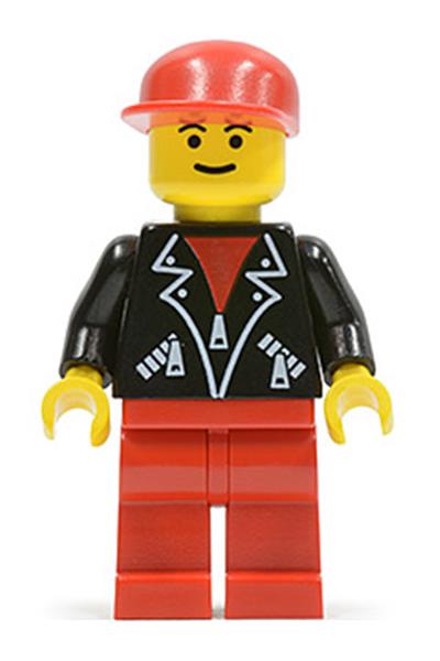 LEGO Male in leather jecket Minifigure lea003 | BrickEconomy