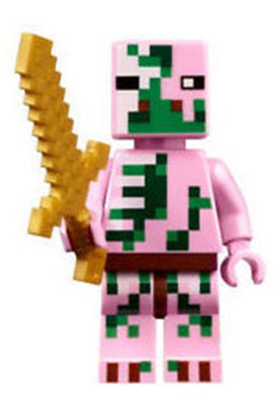 LEGO Zombie Pigman Minifigure min021 | BrickEconomy