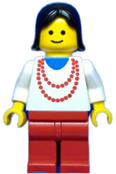 LEGO Female with Red Necklace Minifigure ncklc013 | BrickEconomy