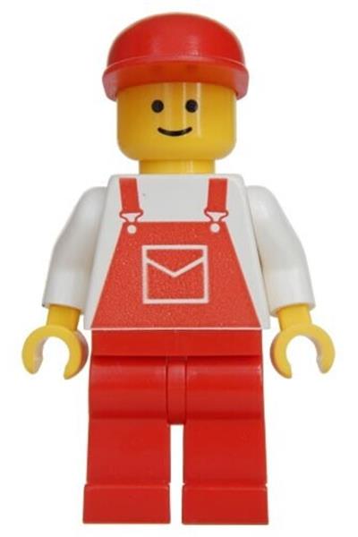 LEGO Male with Red Overalls Minifigure ovr008 | BrickEconomy