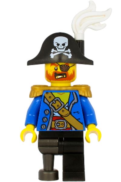 LEGO Pirate Captain Minifigure pi185 | BrickEconomy