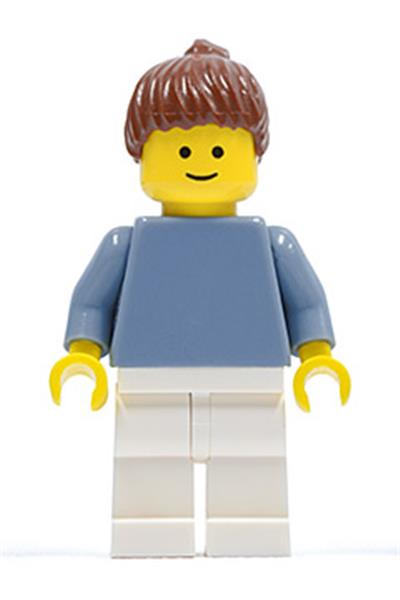 LEGO Female with Plain Sand Blue Torso pln161 | BrickEconomy
