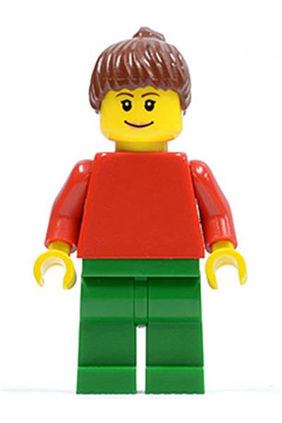 LEGO Female with Plain Red Torso pln163 | BrickEconomy