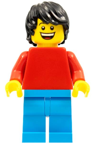 LEGO Girl with Red Torso with Red Arms pln192 | BrickEconomy