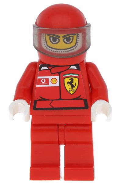 LEGO F1 Ferrari Driver Minifigure rac024as | BrickEconomy
