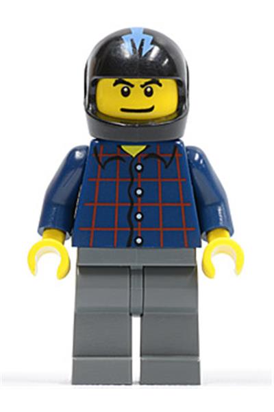 LEGO Hot Rod Driver Minifigure rac041 | BrickEconomy