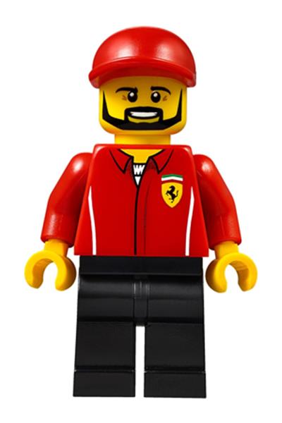 LEGO Ferrari Engineer Male Minifigure sc050 | BrickEconomy