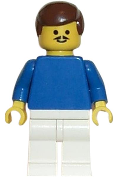 LEGO Soccer Player Blue/White Team Player 1 soc015 | BrickEconomy