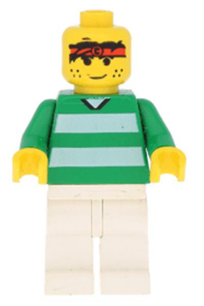 LEGO Soccer Player Green & White Team soc016 | BrickEconomy