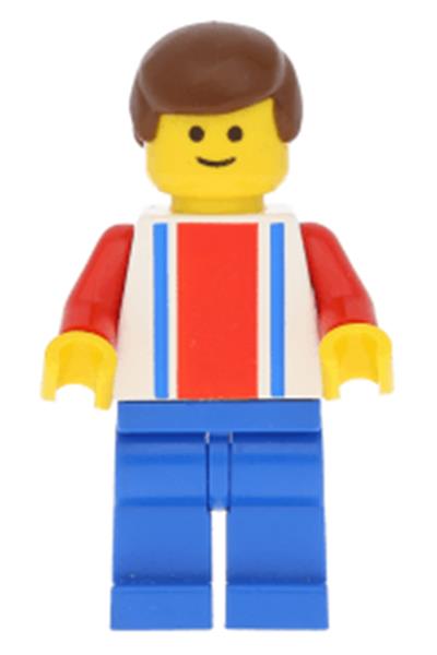 LEGO Soccer Player Red & Blue Team soc035 | BrickEconomy