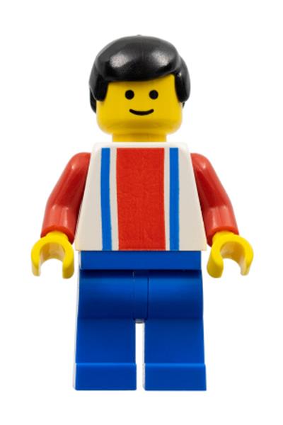 LEGO Soccer Player Red & Blue Team soc043 | BrickEconomy