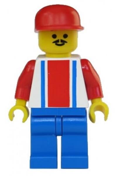 LEGO Soccer Player Red & Blue Team soc047 | BrickEconomy
