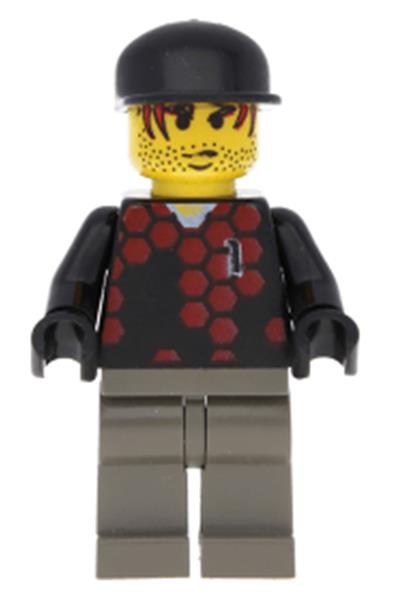 LEGO Soccer Player Red/Blue Team Goalie soc055 | BrickEconomy