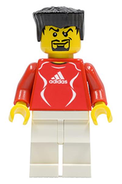 LEGO Adidas Red Soccer Player Minifigure soc119s | BrickEconomy