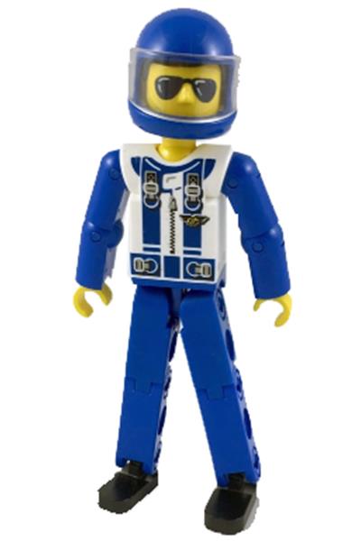 LEGO Technic Figure Blue Legs tech010 | BrickEconomy